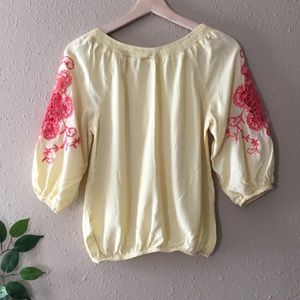 B sharp | Tops | B Sharp Open Crochet Sleeve Top | Poshmark